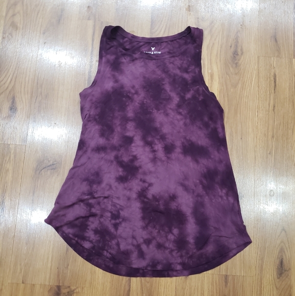 American Eagle Outfitters | Tops | Soft Sexy American Eagle Maroon Tiedye Tank Top | Poshmark